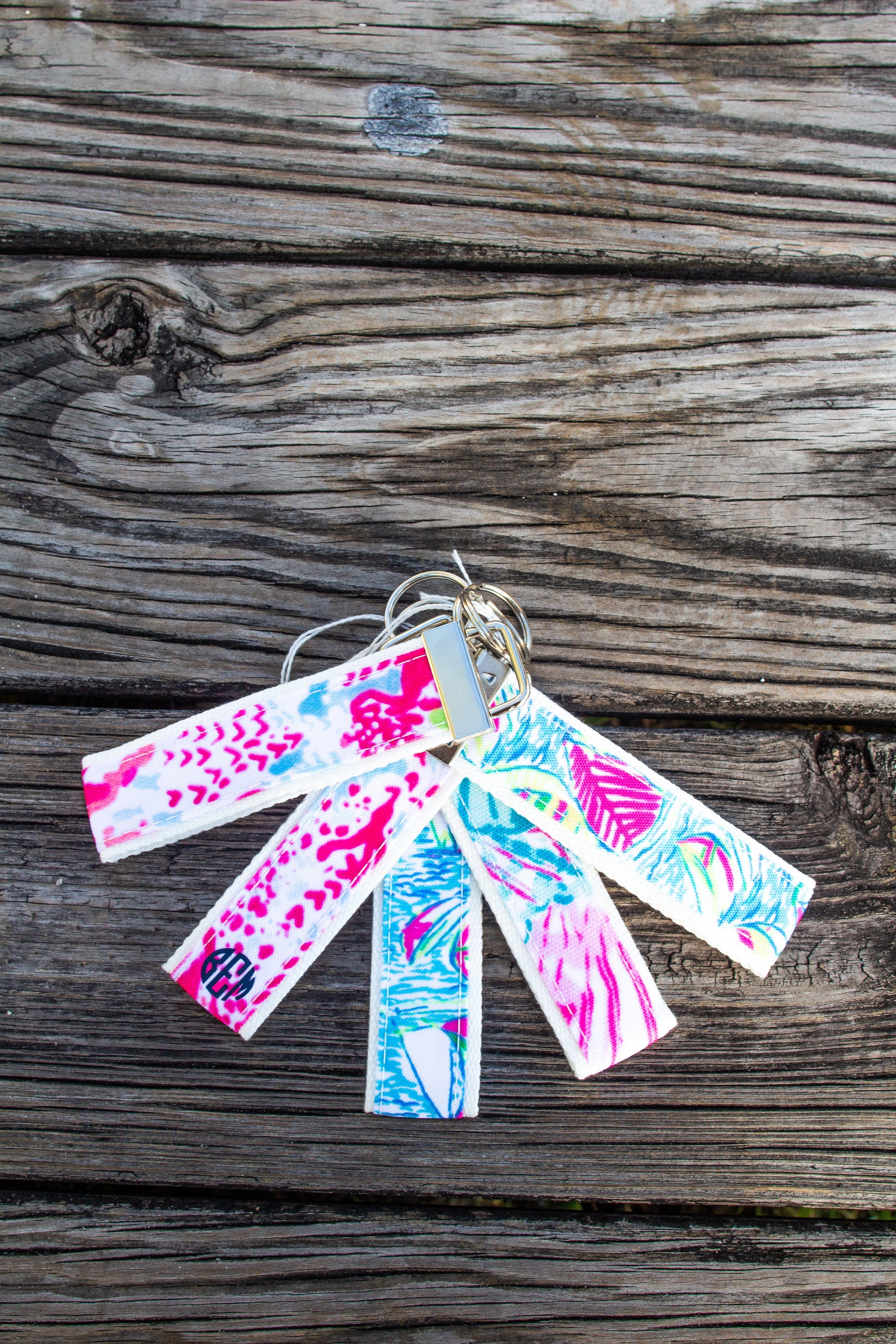 Classic Monogrammed Designer Inspired Key Chain - Sunny and Southern