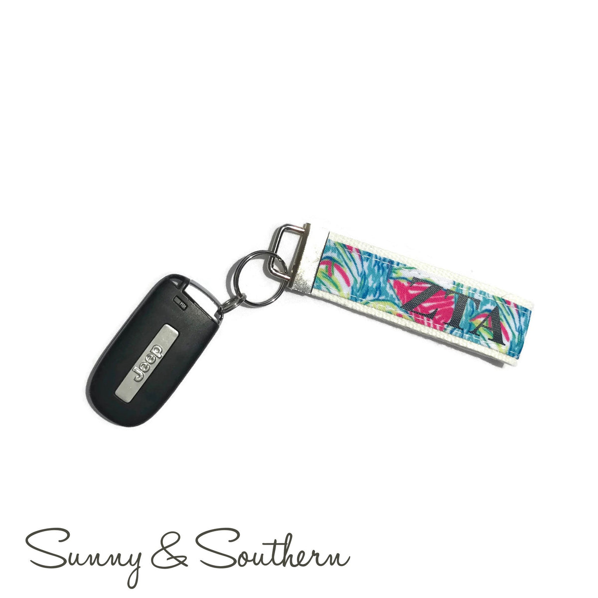 Classic Monogrammed Designer Inspired Key Chain - Sunny and Southern
